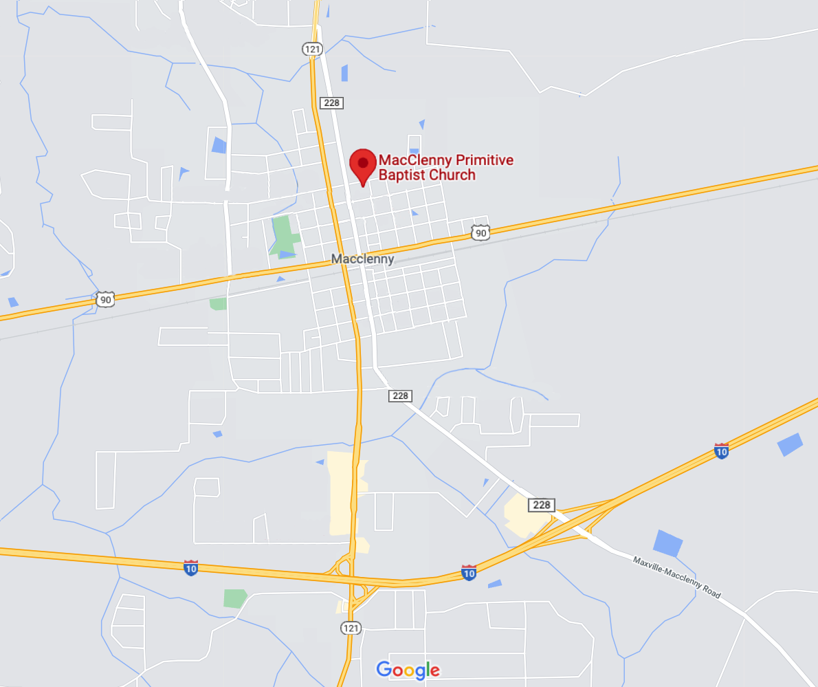 Map Of Macclenny Florida